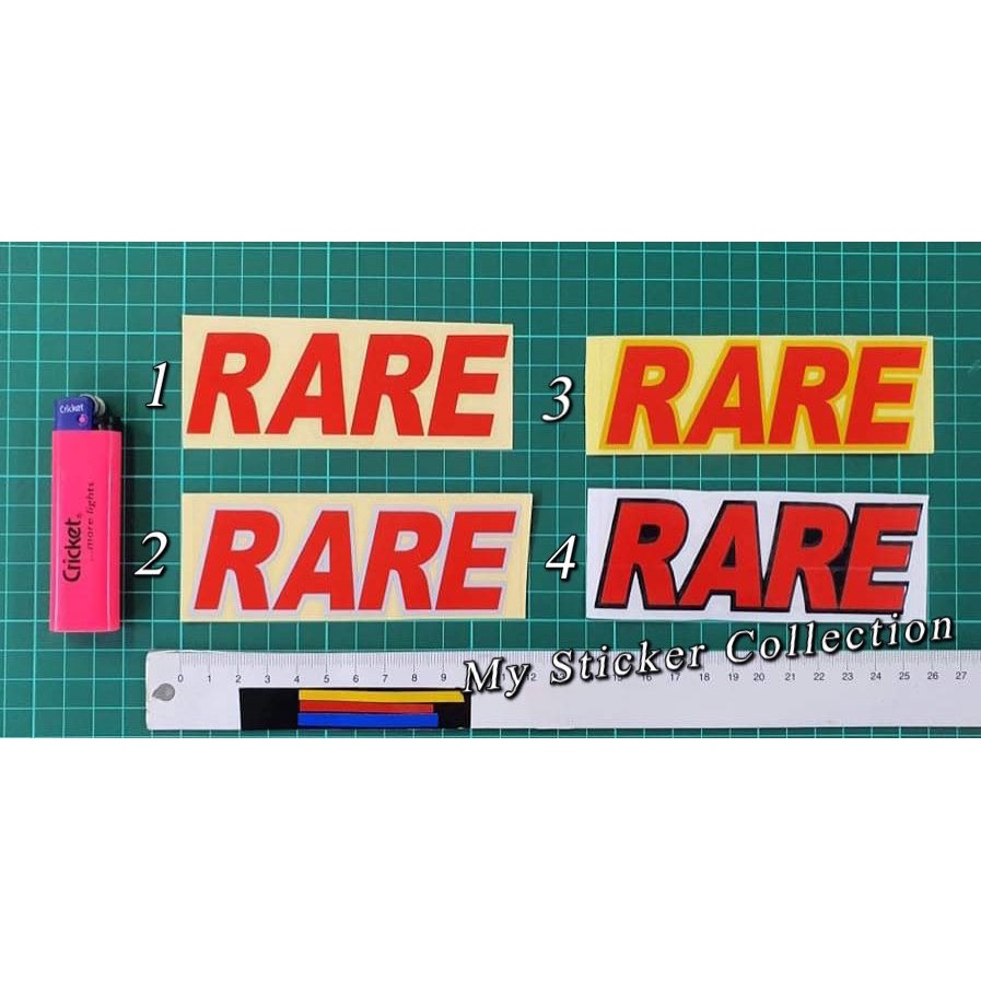 Rare Designs Sticker Cutting Overlapping Reflective #rare | Shopee Malaysia