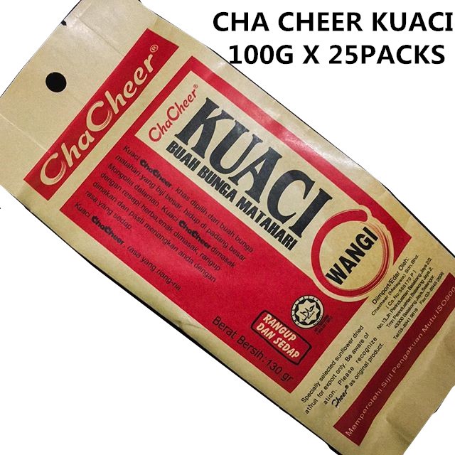 CHA CHEER KUACI SUNFLOWER DRIED FRUIT 100G X 25BAGS | Shopee Malaysia