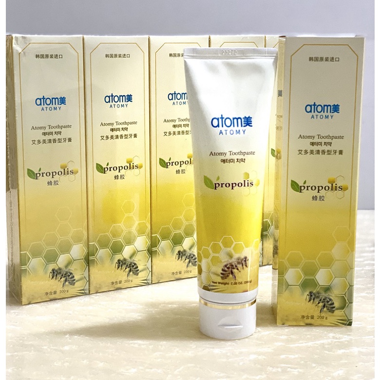 Atomy Green Tea Extract & Propolis Toothpaste 200 g x 5/mint toothpaste ...