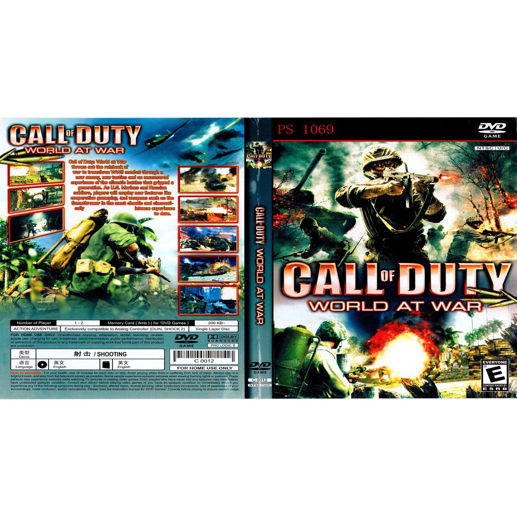 ps2-game-call-of-duty-world-at-war-gold-disc-shopee-malaysia