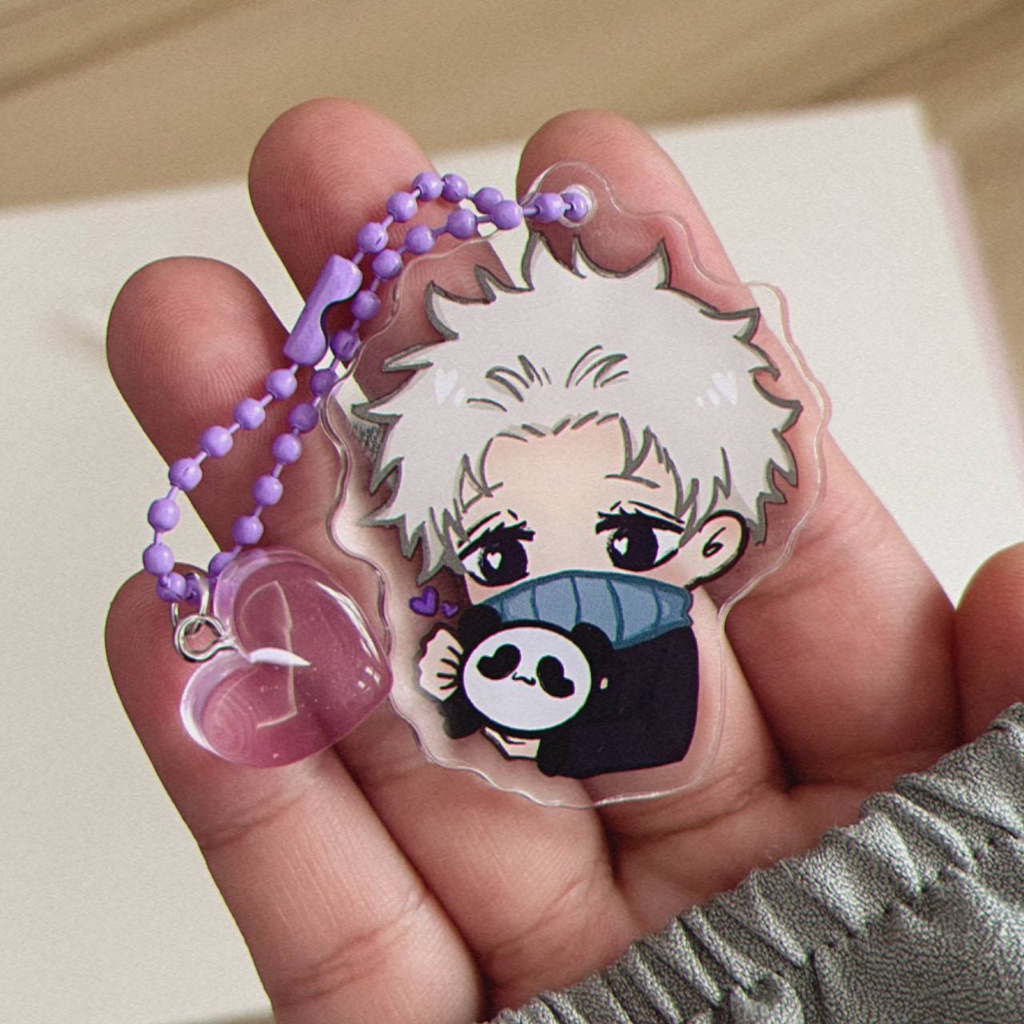 jujutsu kaisen ottoge stickers, keychain & stardust badges | yuta ...