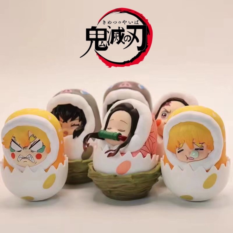 Demon Slayer Kimetsu no Yaiba Sleeping Tumbler Eggshell Tanjiro Nezuko ...