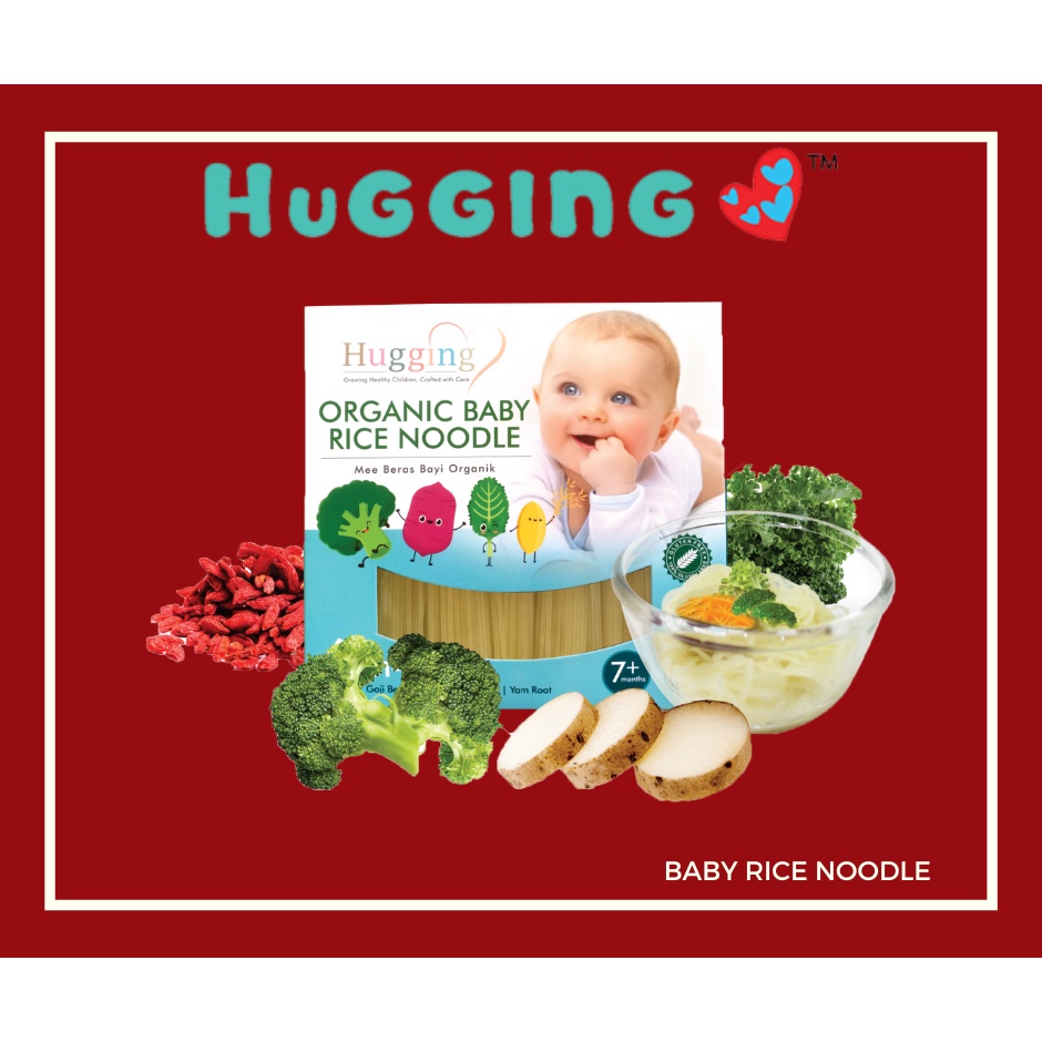 Hugging Love Organic Baby Rice Gluten Free Noodle – Broccoli/Goji Berry ...