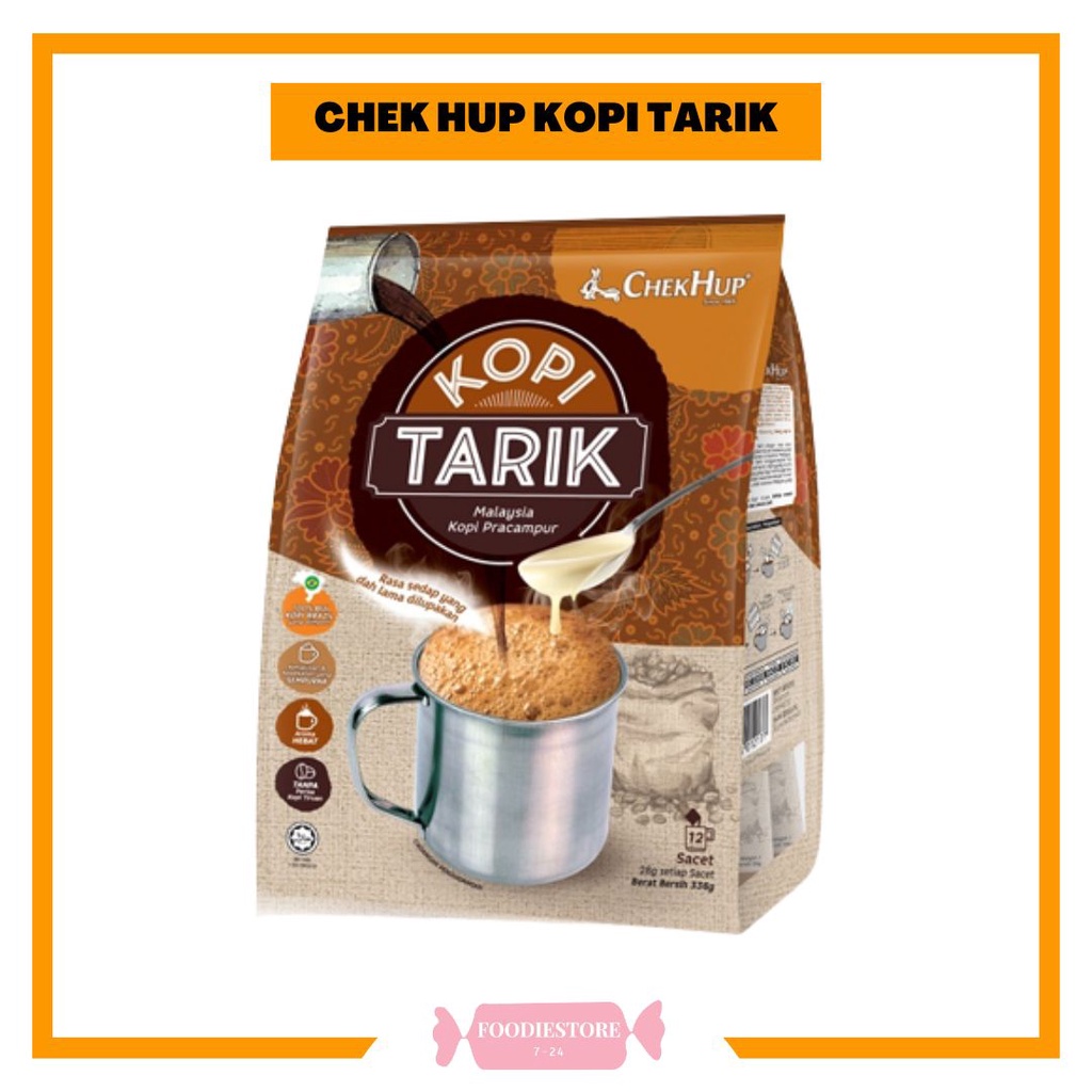 Chek Hup Kopi Tarik Local Brew Coffee (28g x 12 Sachets) | Shopee Malaysia