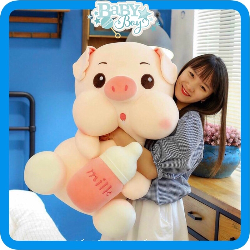 Big Pig Teddy Bear Hugging Bottles, Tigers Hugging Bottles, Stuffed ...