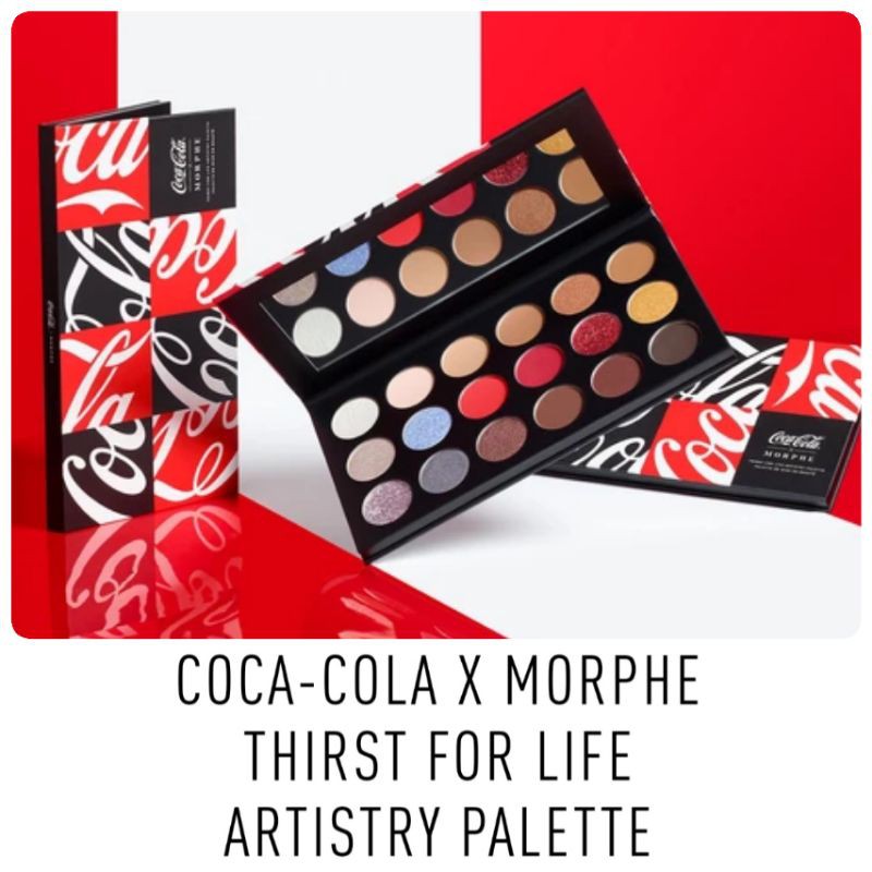 Coca-cola x Morphe Thirst For Life Artistry Palette (Limited Edition ...