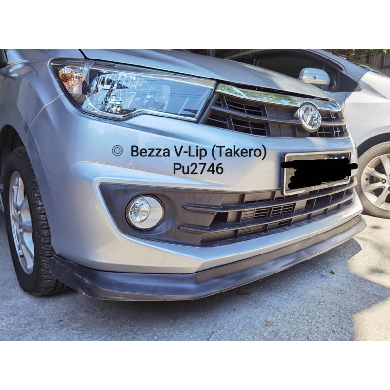 Perodua bezza 2016 2017 2018 takero front lip skirt diffuser bodykit ...