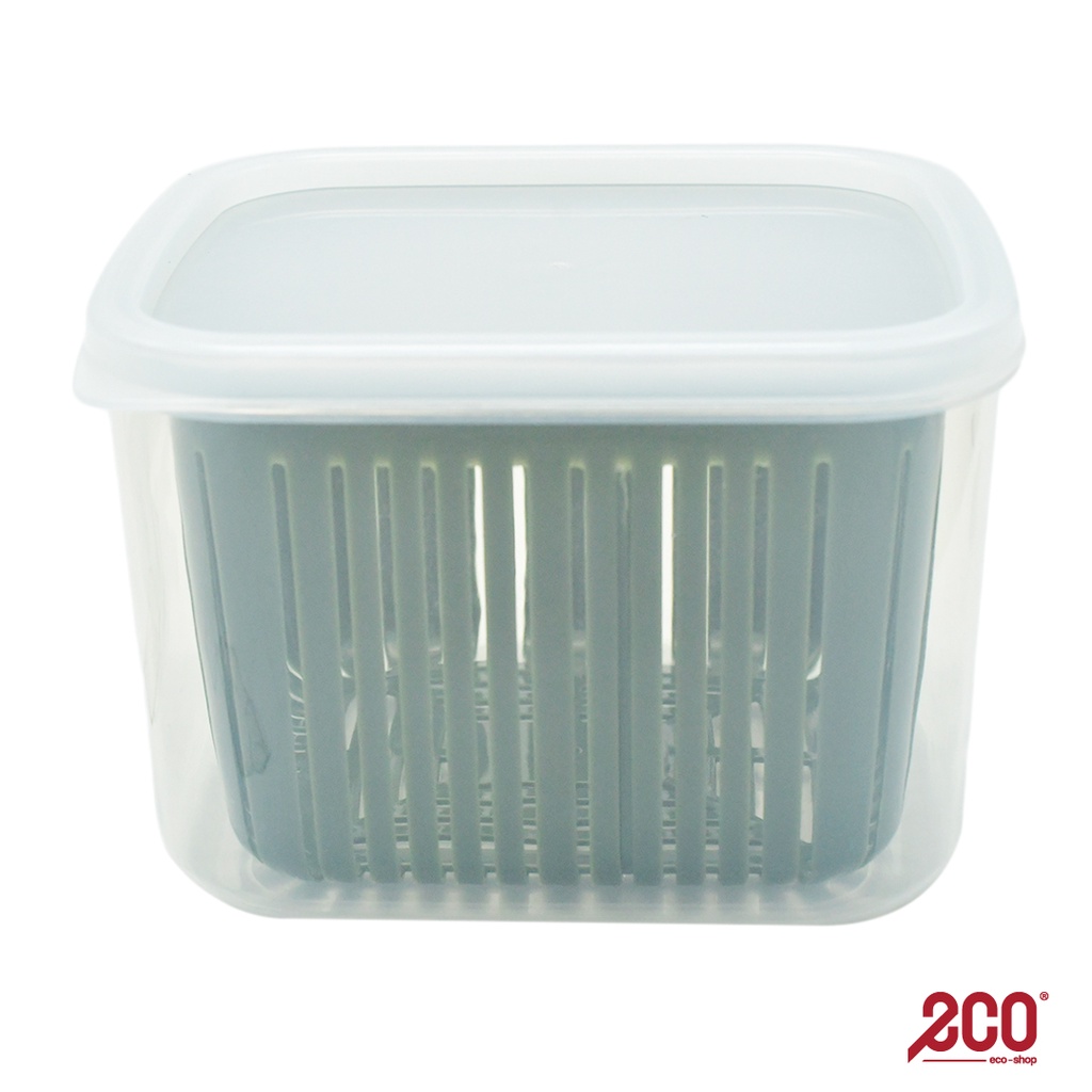 Eco Shop Square Food Container / Food Storage Box (12.5cm x 11cm x 8 ...