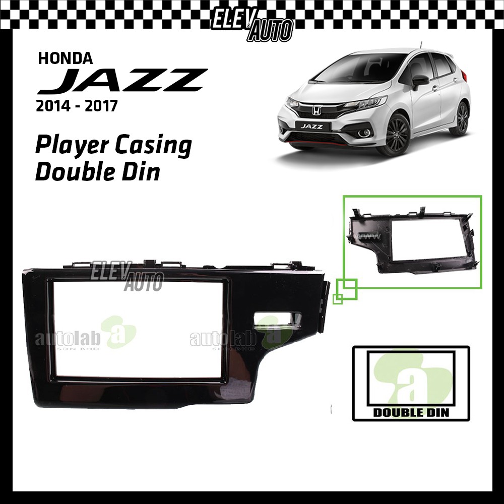 Installation Dash Kit Player Casing Double Din (178mm/7") Honda Jazz ...