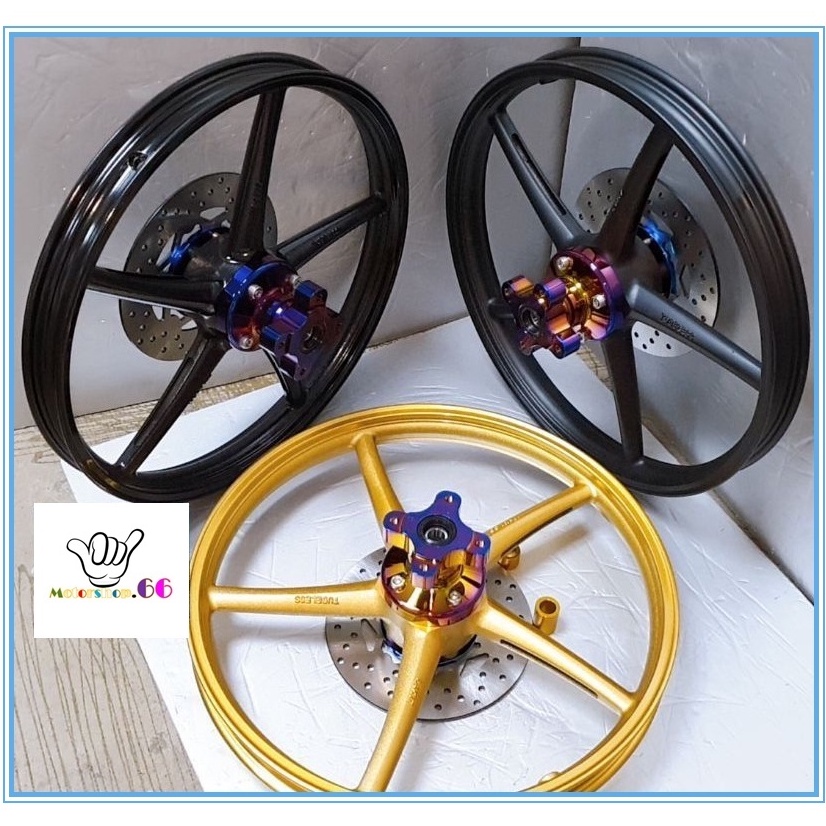 ENKEI SP522 sport rims HUB CUSTOM PNP Y15 Y125Z NEW DESIGN TITANIUM Y15ZR | Shopee Malaysia