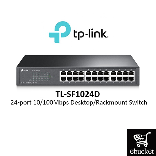 [EOL]TP-LINK SF1024D 24-port 10/100Mbps Desktop/Rackmount Switch ...