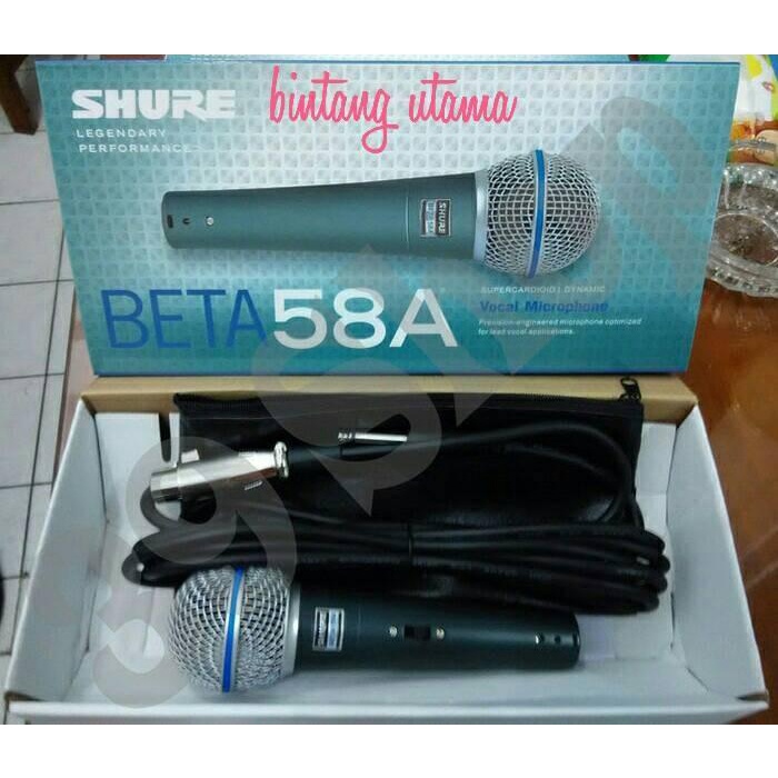 Mic SURE BETA 58 / MICROPHONE Quality Cable OK | Shopee Malaysia