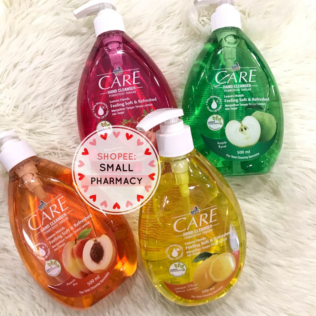 Good Maid Care Hand Cleanser / Hand Wash 500ml - Peach / Strawberry ...