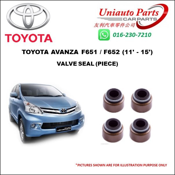 TOYOTA AVANZA F651 / F652 (11' - 15') VALVE SEAL (PIECE) | Shopee Malaysia