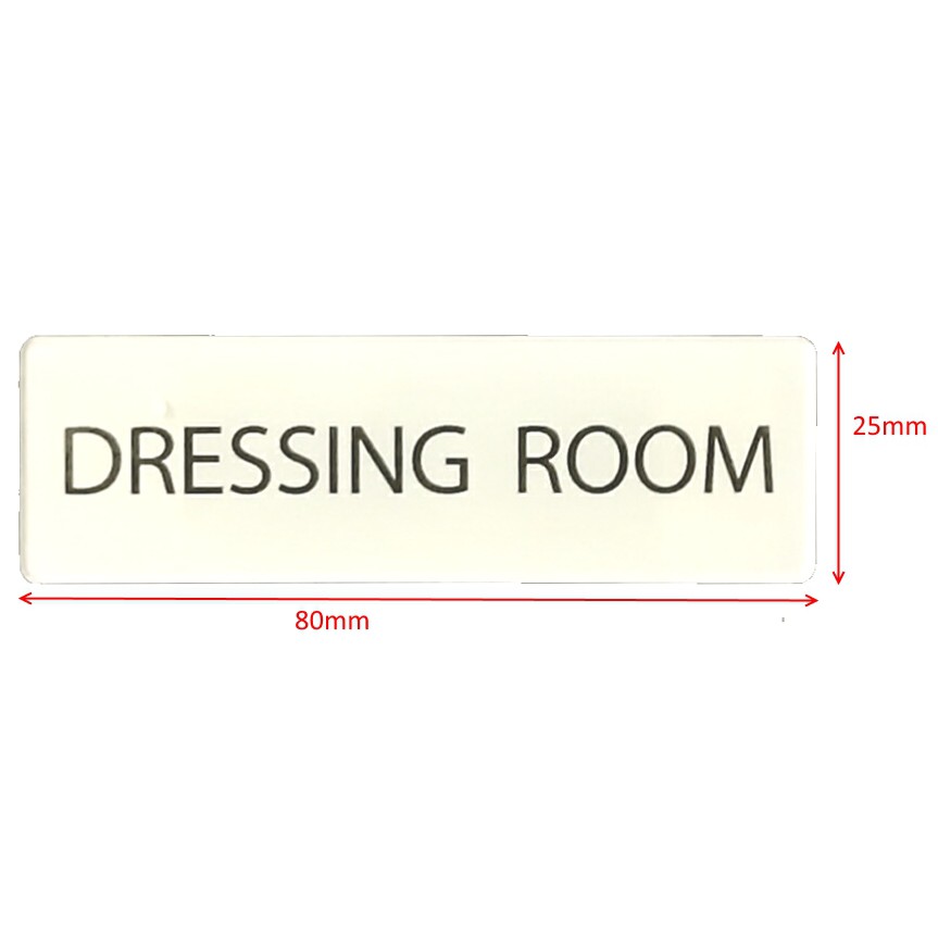 Acrylic Signage Word-Dressing Room(25mmx80mm) | Shopee Malaysia