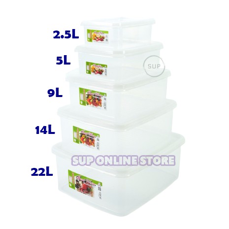 Food Container / Rectangular Container / Freezer Bekas Makanan (BEST ...