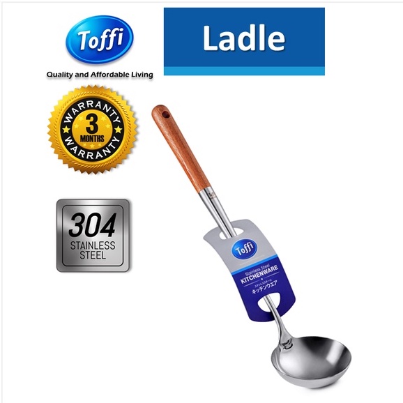 TOFFI K2302 Series SUS304 Senduk Besi Keluli Tahan Karat Stainless ...