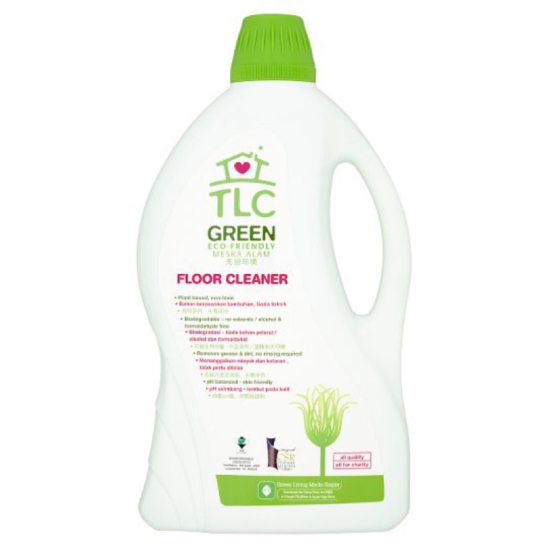 TLC Green Eco-Friendly Floor Cleaner 2 Litres | Shopee Malaysia