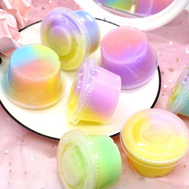 TikTok New Macaron Slime 110ml Fluffy Floam Clay Toys Crystal Slime ...