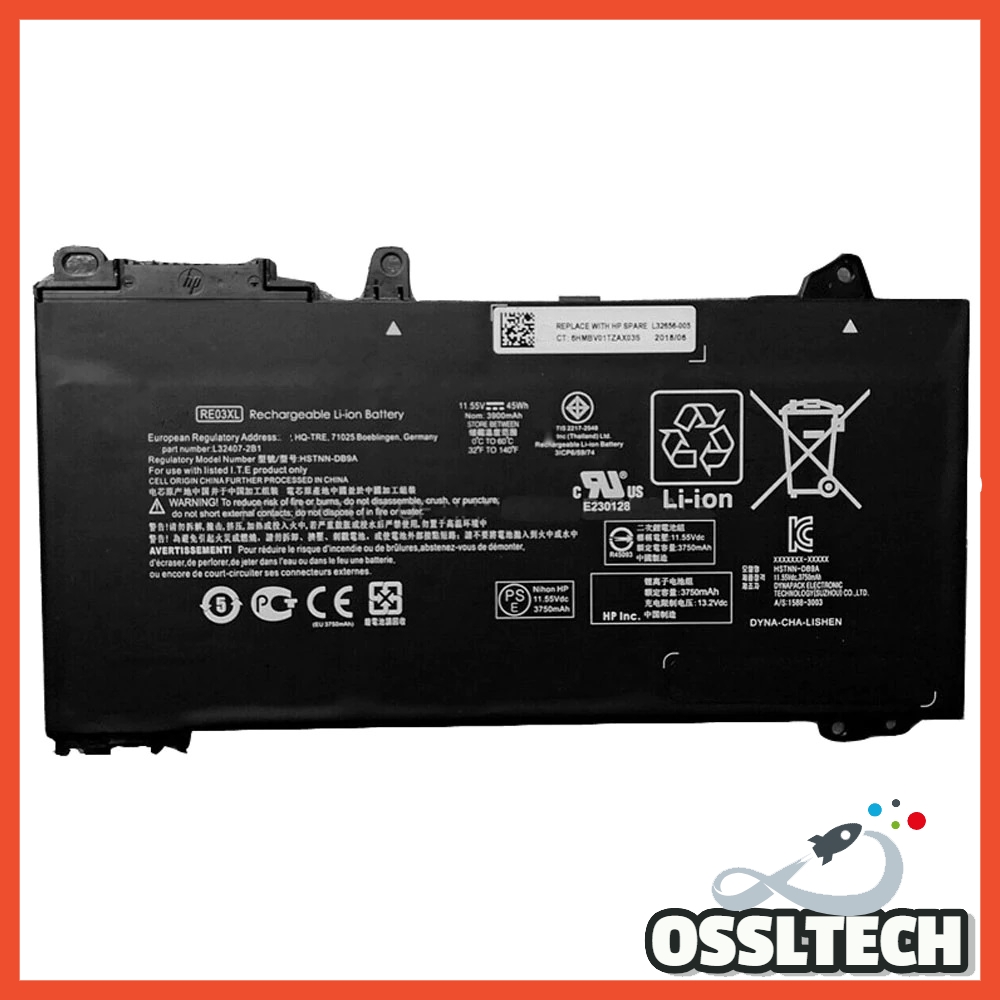RE03XL RF03XL Battery for HP ProBook 430 G6 G7 440 G6 G7 445 G6 G7 450 ...