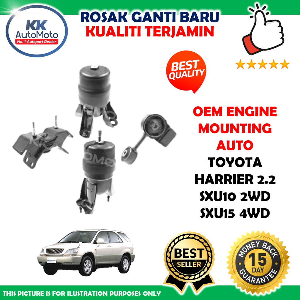 OEM Engine Mounting Enjin Auto - Toyota Harrier Toyota Harrier 2.2 ...