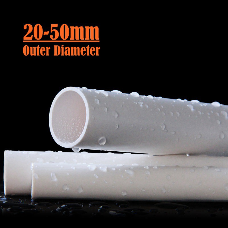 PVC Pipe White Color Aquarium Hard Pipe Drinking Water Inner Diameter ...