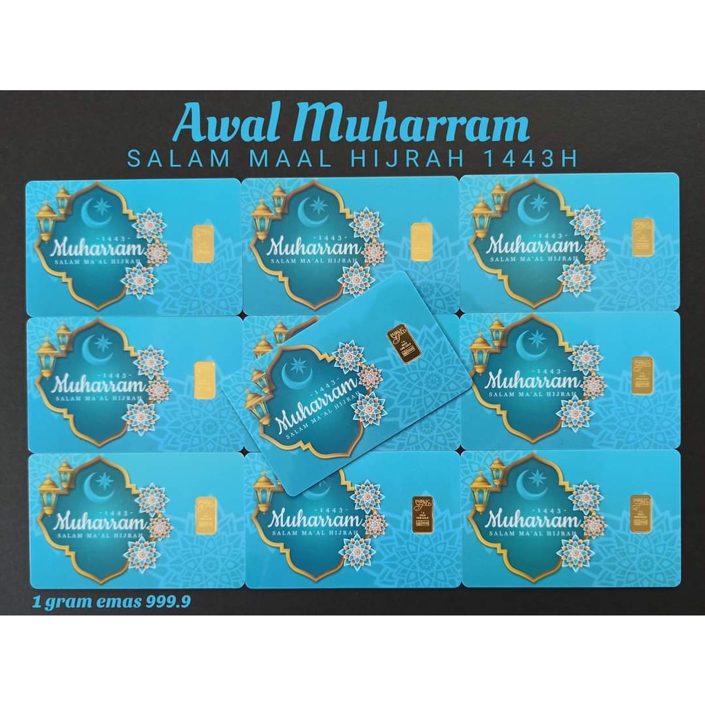 Public Gold Bar 1gram Edisi Bulan Muharam Shopee Malaysia 
