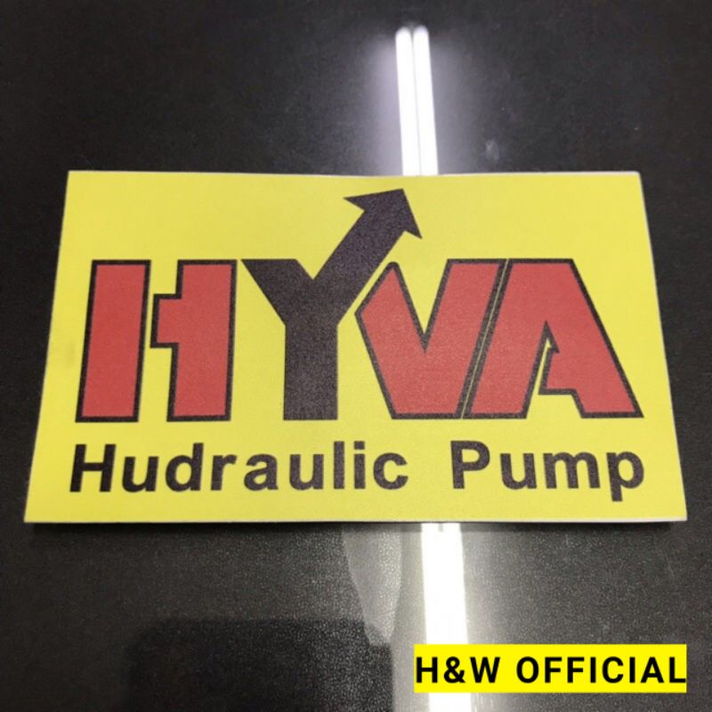 HYVA Hydraulic Pump Sticker Original Design | Shopee Malaysia