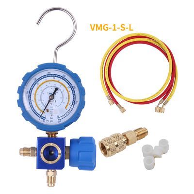 Aircond Gas Meter Value Accurate Single Manifold Gauge Anti-collision ...