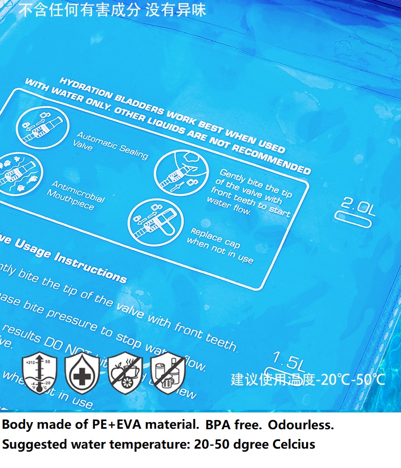 Outdoor Local Lion 5L Running Backpack Fit 6.8" Handphone 2L Water Bag Cycling Hiking Outdoor ...