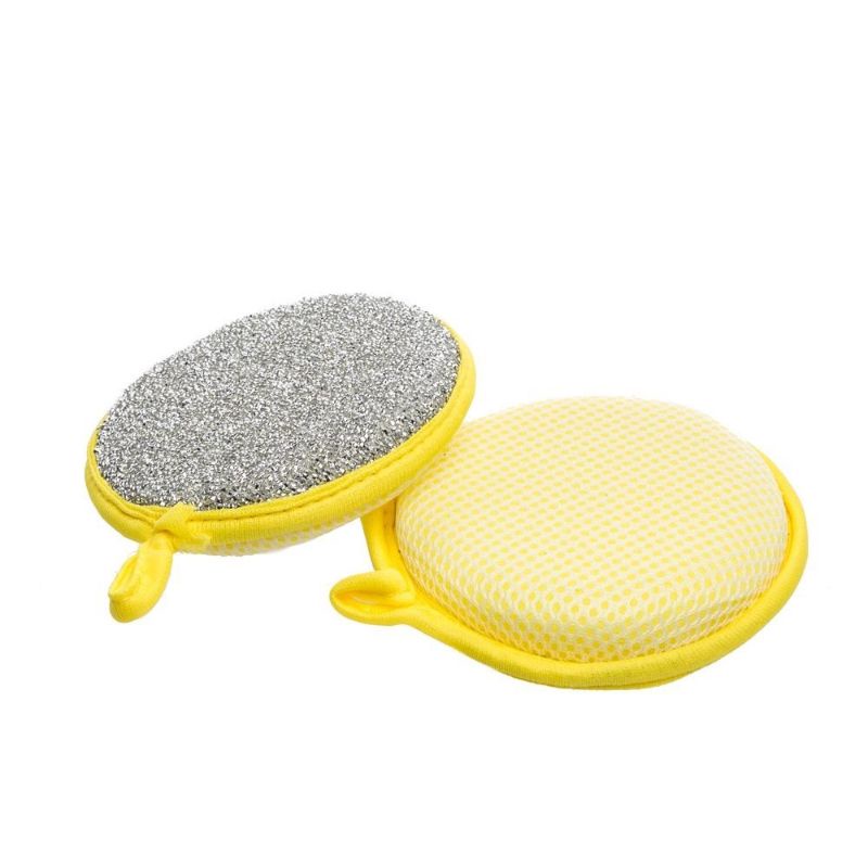 ROUND DUAL FUNCTION SCOURERS ( 2PCS ) | Shopee Malaysia