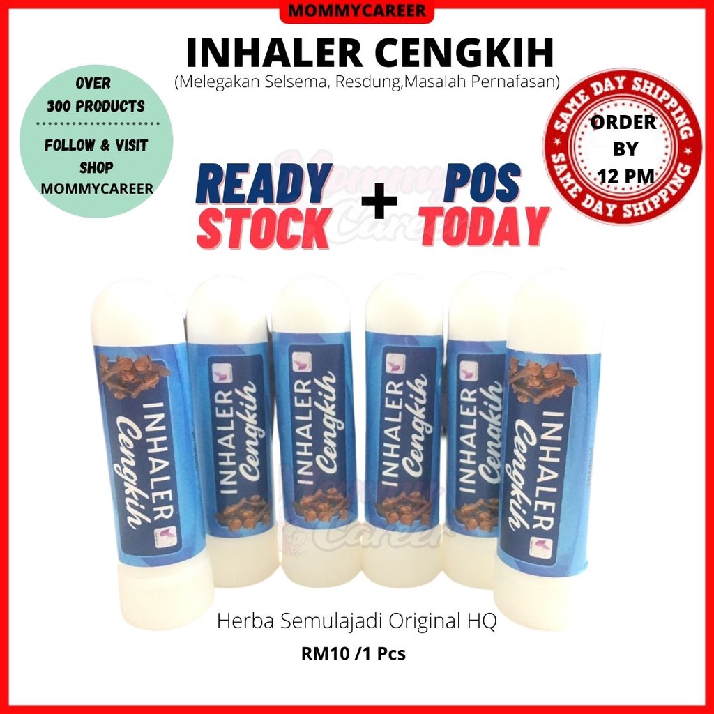 Inhaler Cengkih / Inhaler Garlic Herb SME Nasal Clove Melegakan Nafas ...