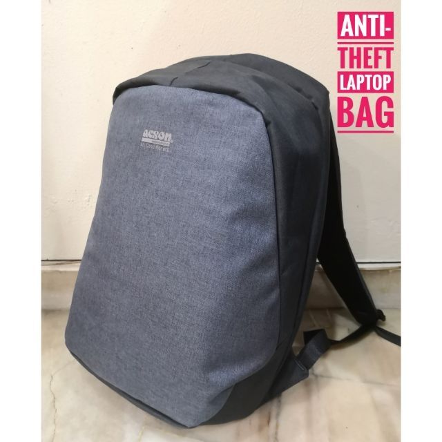 Acson Anti-theft Laptop bag (Backpack) | Shopee Malaysia