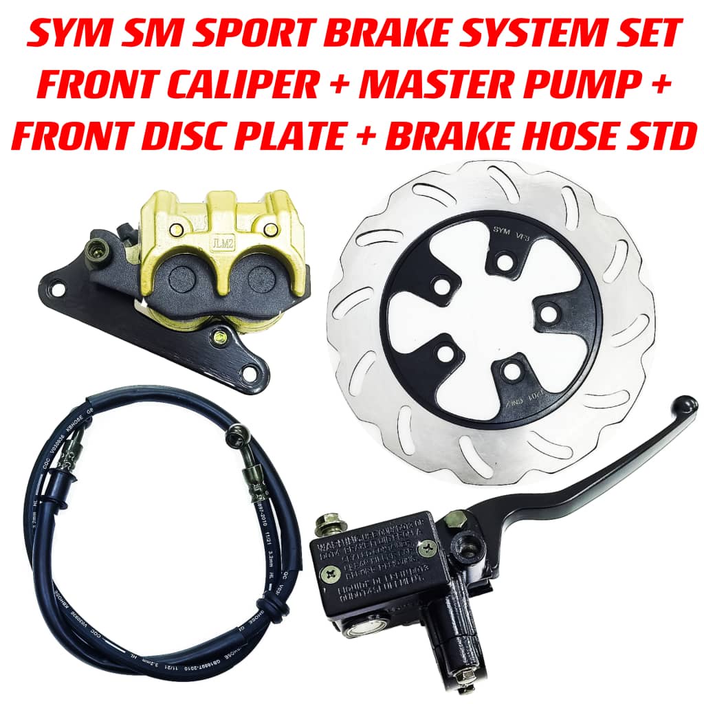 SYM SM SPORT Front Disc Brake Pump Set Master Pump Caliper Disc Plate ...