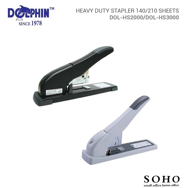 HS-2000 & HS-3000 DOLPHIN HEAVY DUTY STAPLER | Shopee Malaysia