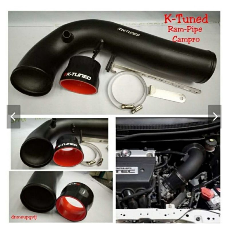 KTUNED alloy Rampipe kit 3" air flow intake system proton Gen2 campro ...