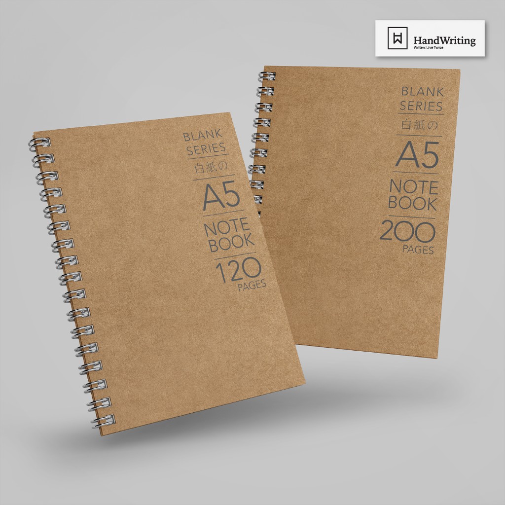 Handwriting Extra White Papers Notebook A5/A4- Dotto/Grid/Lined/Blank ...