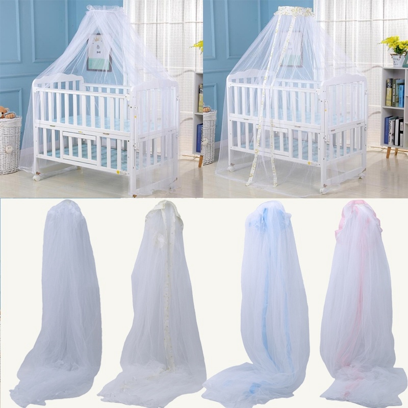 Baby Bed Mosquito Net Mesh Dome Curtain Net for Toddler Cot kids ...