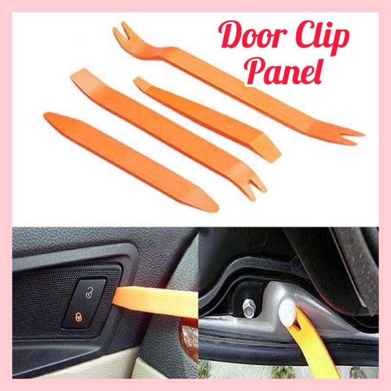 (4pc) Auto Car Radio Door Clip Panel Trim Dash Audio Removal Installer ...