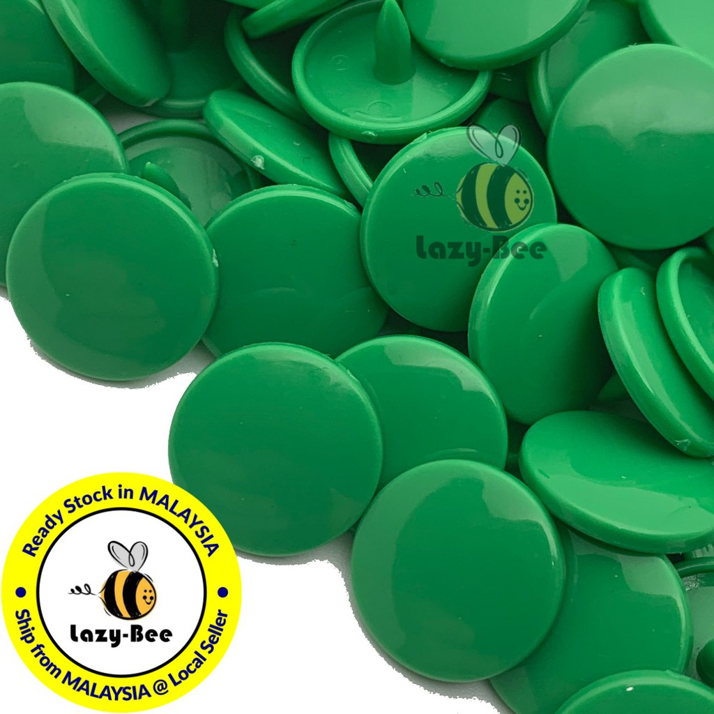50 Sets (200 pieces) B41-B60 T5 KAM Glossy Snap Button Plastic Fastener ...