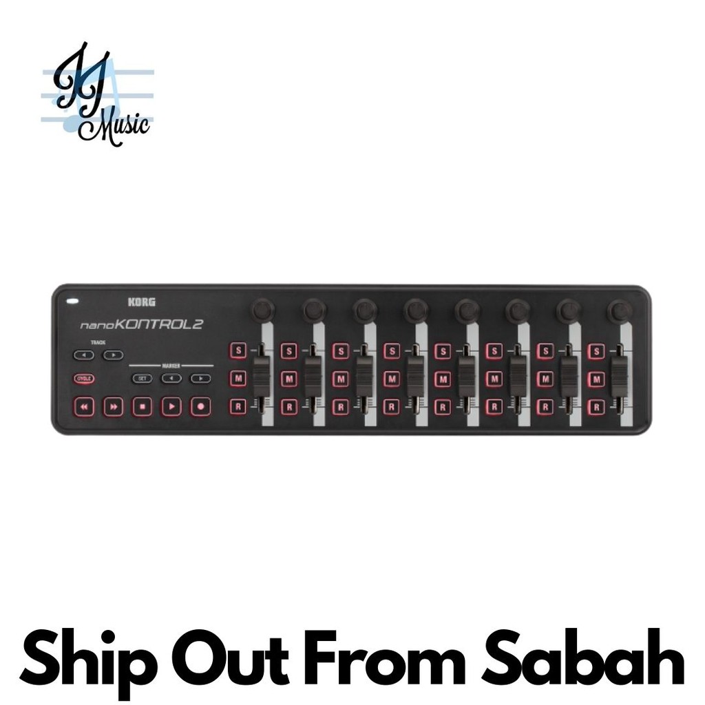 Korg nanoKONTROL2 MIDI Control Surface Black (nanoKONTROL 2) | Shopee ...