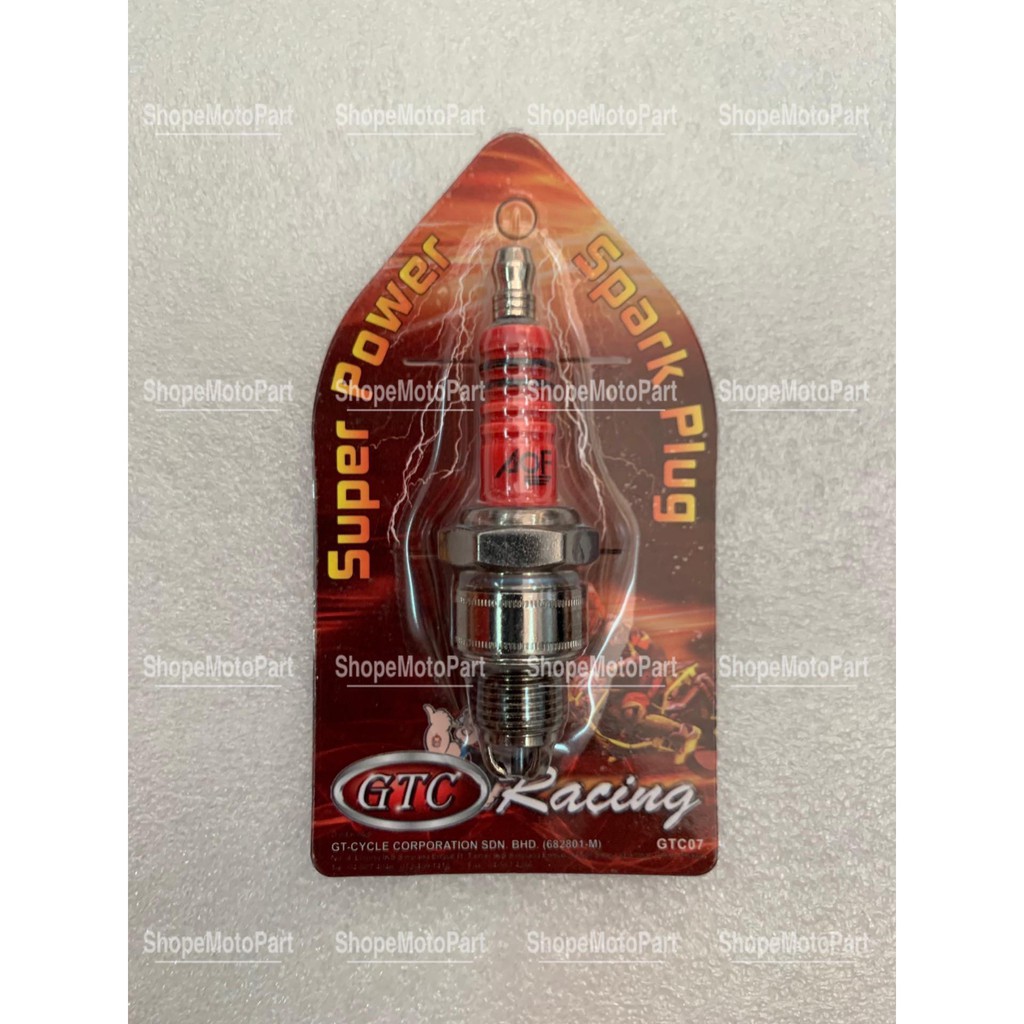 GTC RACING SPARK PLUG 3 KAKI FOR EX5 DREAM KRISS RXZ WAVE LC135 RXZ ...