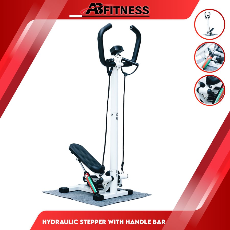 Hydraulic Stepper with Handle Bar Exercise Stair Climber | Shopee Malaysia