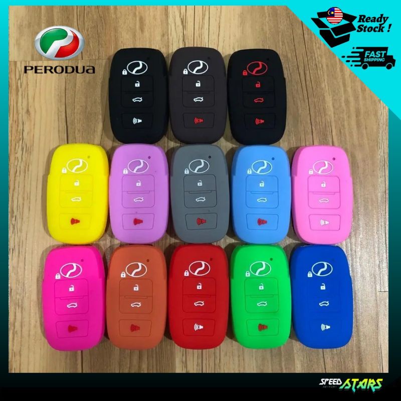 Perodua Ativa / Alza / Myvi 2022 key cover silicone keyless entry ...