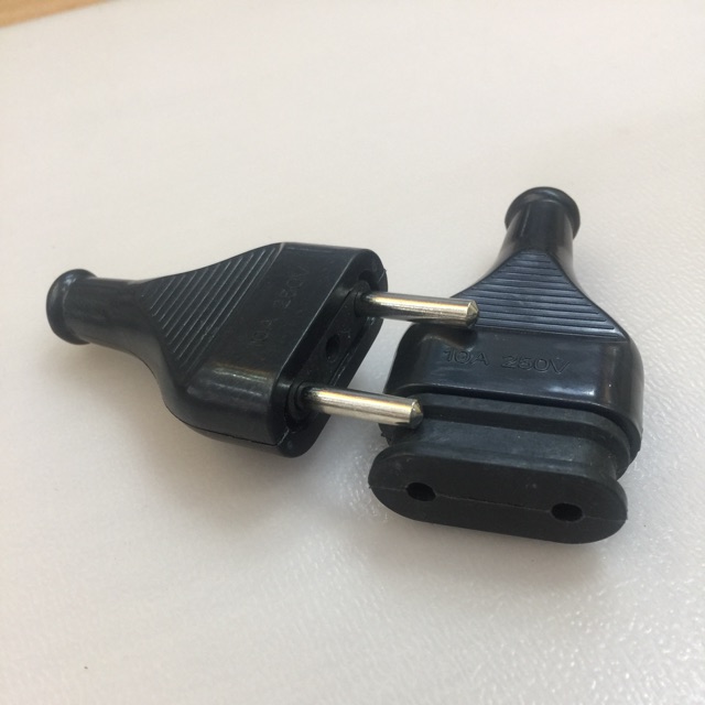 2 round pin plug male and female connector-one set 2 Pin Plug Female ...