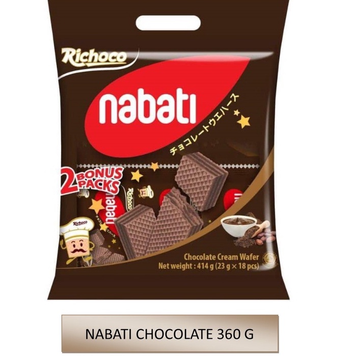 Nabati Cream Wafer Family Pack& Richeese /Richoco/ Peanut 360G | Shopee Malaysia