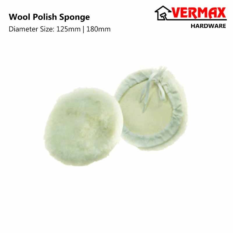 5" / 7" Professional Wool Sponge /Cleaning / Polish Sponge / Wax ...