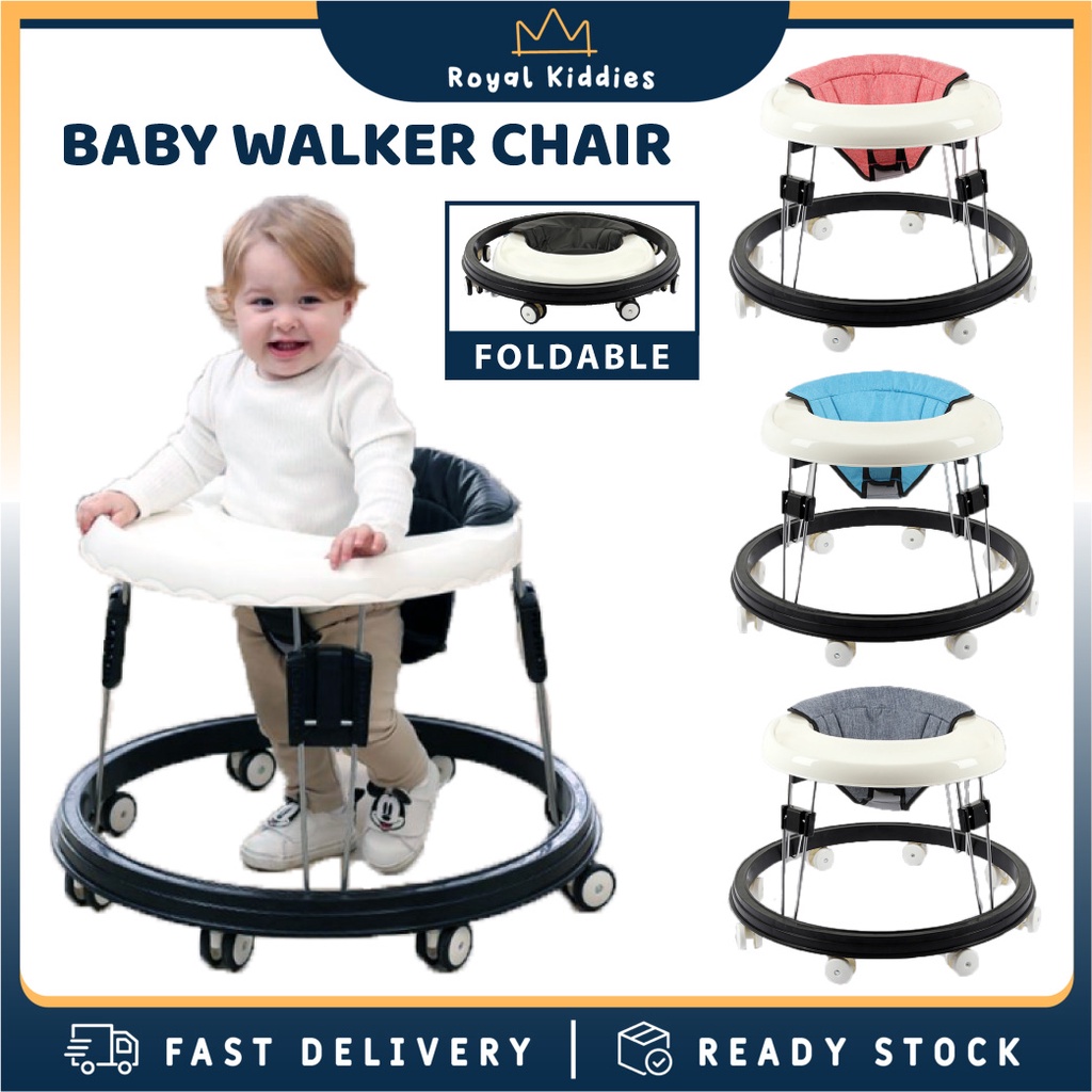 Baby Walker Chair 6-18M Multifunctional Anti-type O Leg Anti-side Flip Foldable Baby Learning ...