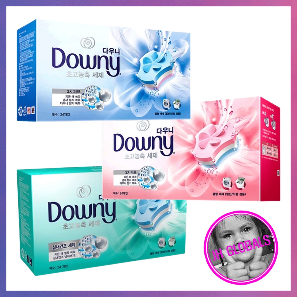 Downy Indoor Dry Cleaning Sheet Detergent Foam Type 24pcs directed from ...