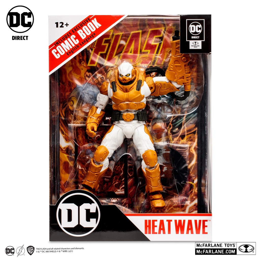 McFarlane Toys Page Punchers DC Direct 7"Inch Heat Wave Action Figure ...